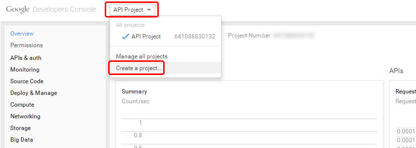 Google Analytics Counter: get "Client ID" and "Client Secret" | Third-party Integration Modules ...